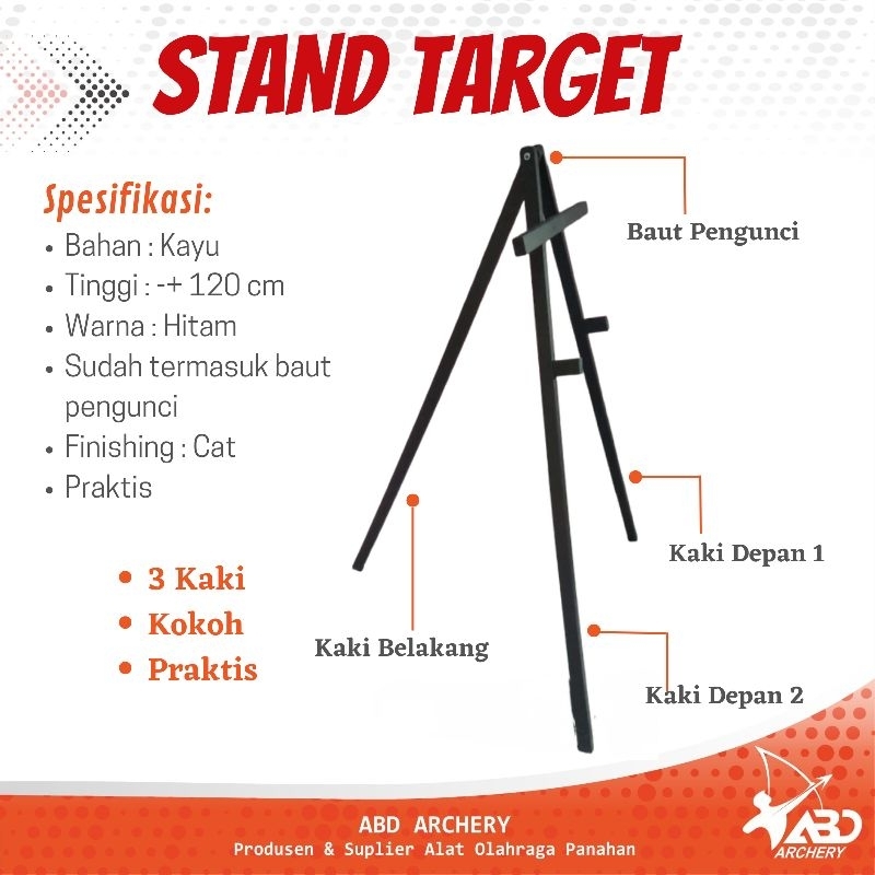 Jual STAND TARGET PANAHAN / DUDUKAN TARGET | Shopee Indonesia