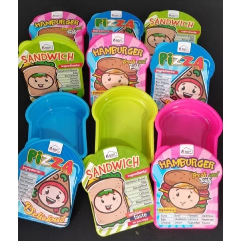 Jual tempat makan/lunch box/souvenir ulang tahun roti | Shopee Indonesia