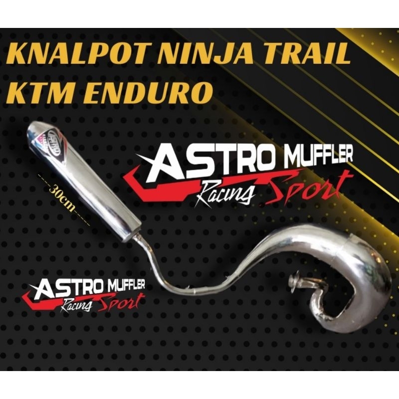 Jual knalpot Ninja Trail KTM Enduro fullkrom PNP rangka KTM KLX KX85 ...