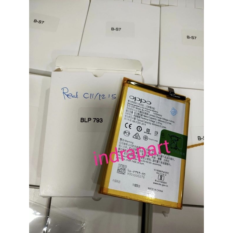 Jual Batre baterry Realme C11/C12/C15 BLP793 original ready real sesuai ...
