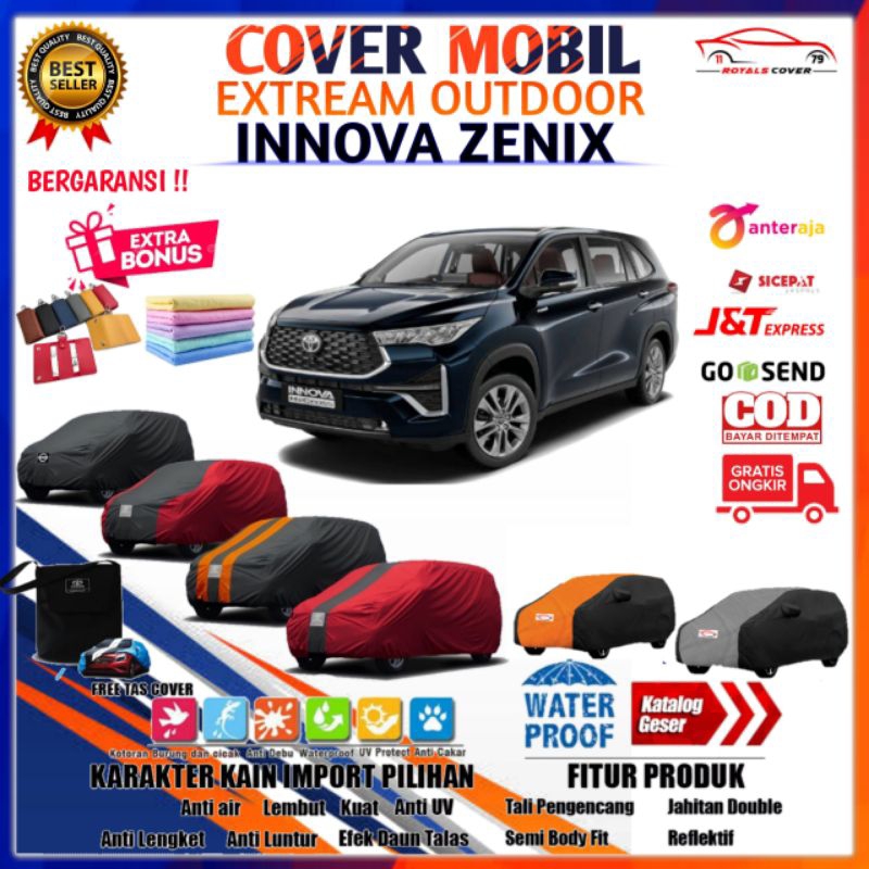 Jual Cover Mobil Innova Zenix 2022 2023 / Sarung Mobil Toyota Innova ...