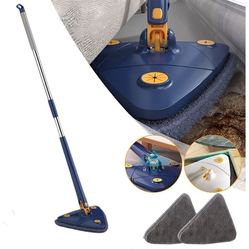 Jual MM - alat pel D59 rotate 360 triangle mop / mop squeeze otomatis ...