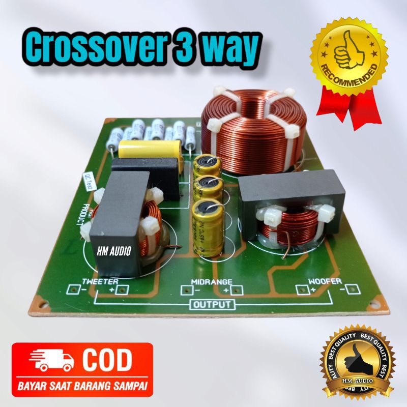 Jual Crossover 3 way Cross over Pasif Pembagi Frekuensi speaker 3 way | Shopee Indonesia