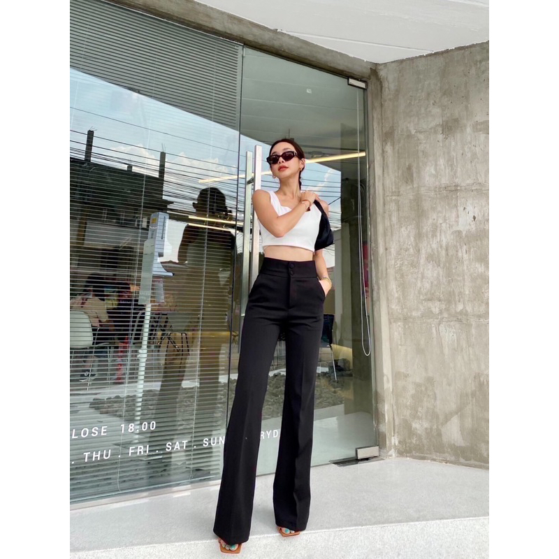 Jual Levica Pants (Promthong Two Button Pants Import Bangkok) | Shopee ...