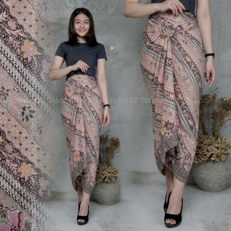Jual Rok Lilit JUMBO 180x100cm Batik Rok serut modern Bawahan Kebaya ...