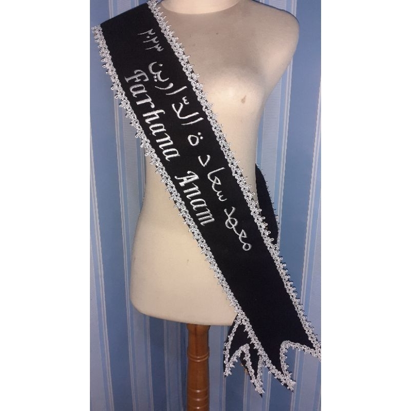 Jual selempang renda mahkota(tulisan 2 rangkap) | Shopee Indonesia