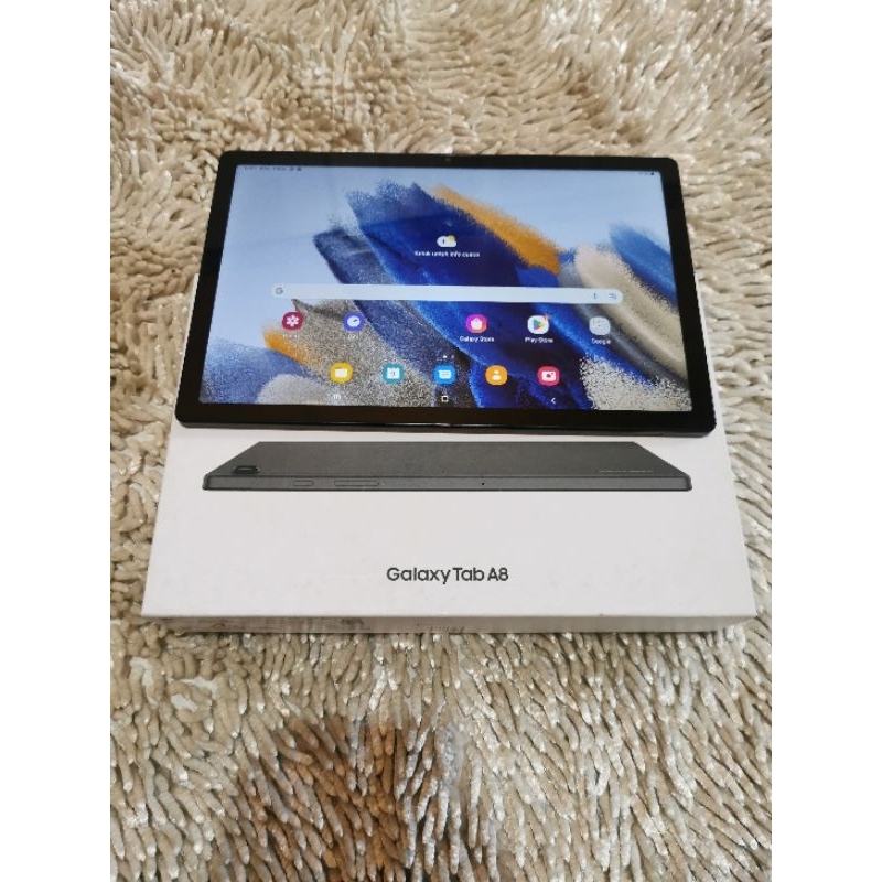 Jual Samsung Tab A8 2022 10.5in ram 4 128GB Fulset Garansi Resmi ...