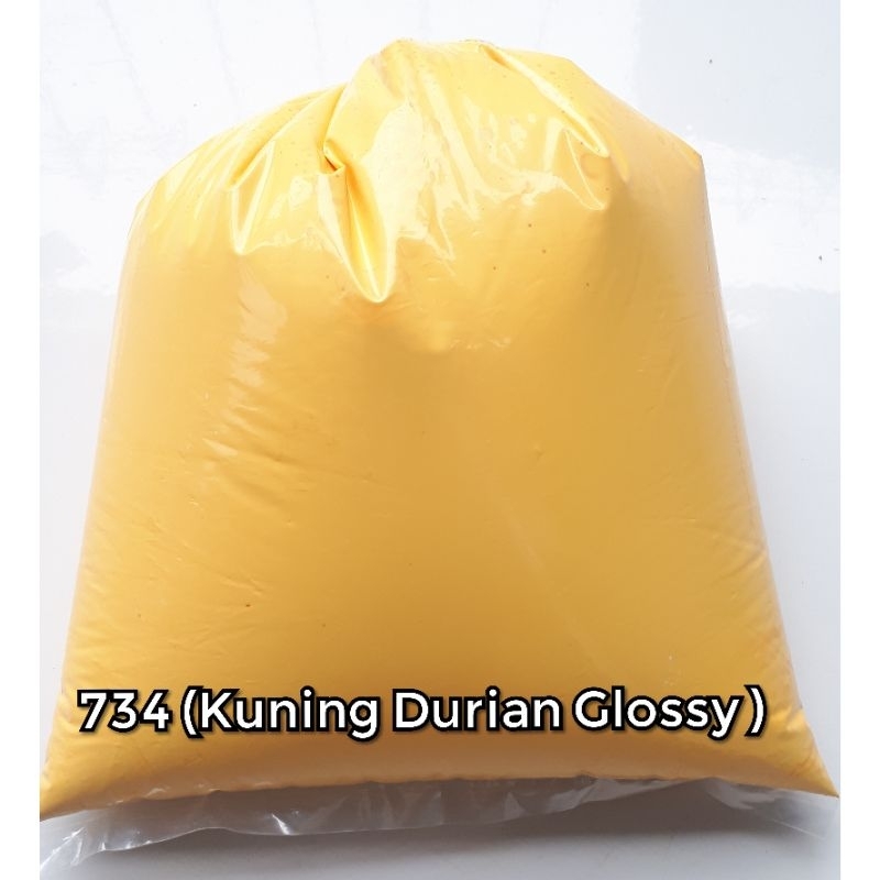 Jual CAT TEMBOK KILOAN GLOSSY 1kg WARNA KUNING DURIAN(734) | Shopee ...
