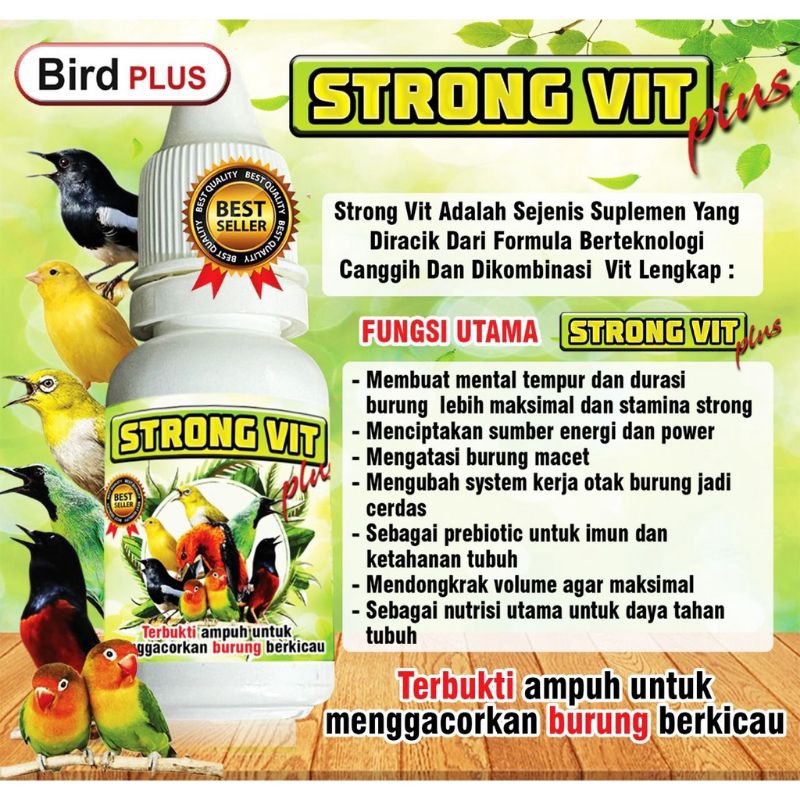 Jual Strong Vit Khusus Lomba Vitamin Multivitamin Penggacor Nutrisi ...