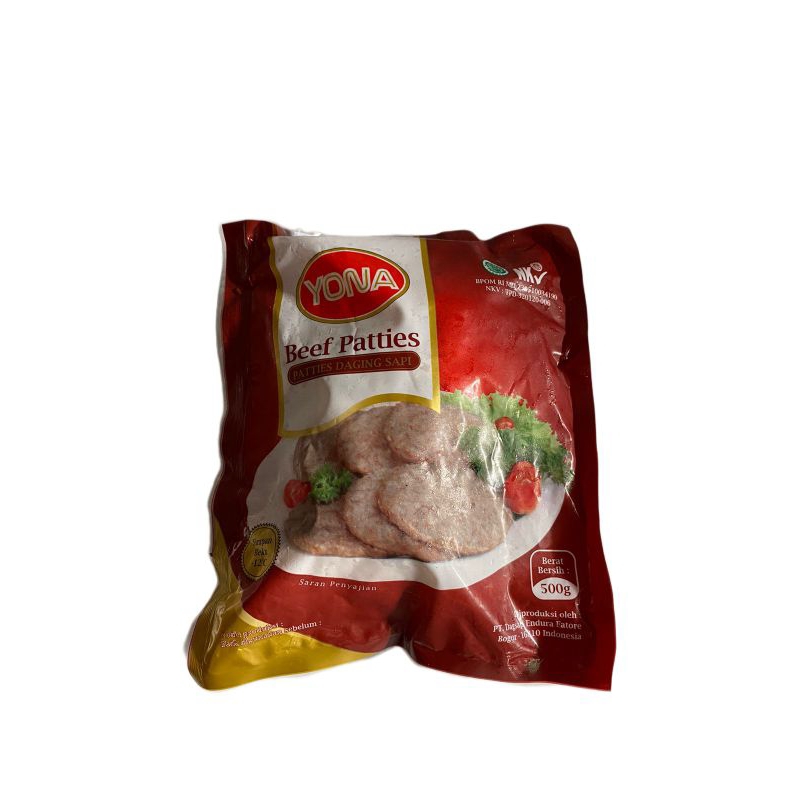 Jual YONA BEEF PATTIES 500 GR | DAGING BURGER YONA | Shopee Indonesia