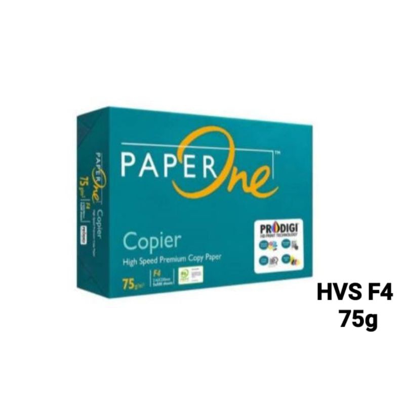 Jual Kertas HVS F4 75 gr Paper One kertas print dan foto copy | Shopee ...