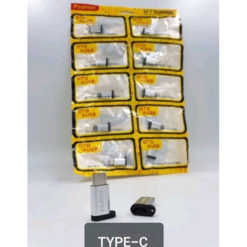 Jual Adapter Konektor Charger Fleco Micro To Type C/Lighting Sambungan ...
