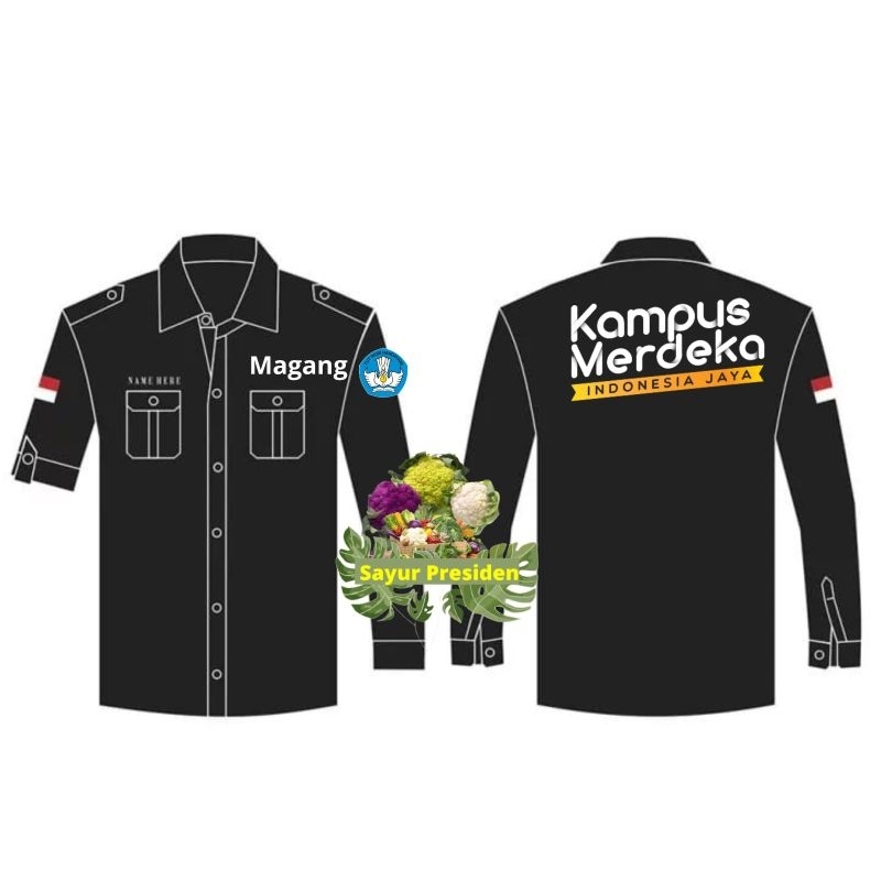 Jual Kemeja Kampus Merdeka Seragam Kampus Merdeka pdl Kampus Merdeka ...