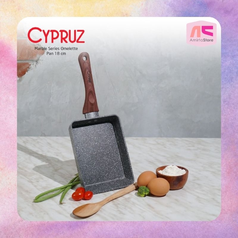 Jual Wajan Persegi Cypruz Marble Omelete Pan 18 cm bisa untuk ...