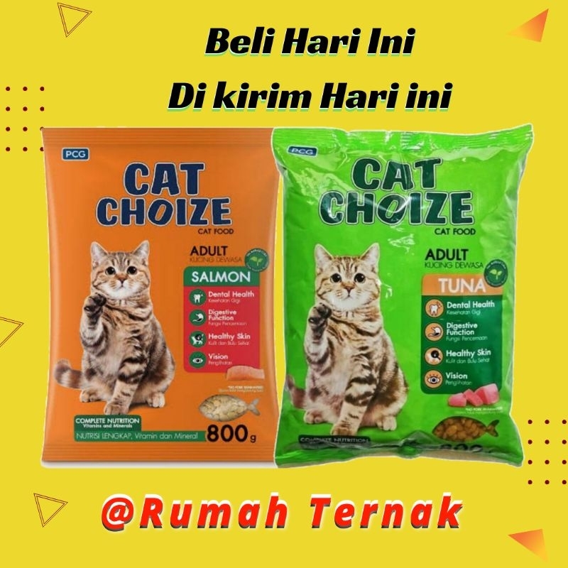 Jual Cc Cat Choize Adult Tuna Dan Salmon 800G | Shopee Indonesia
