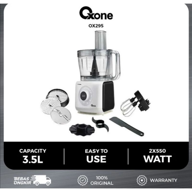 Jual Oxone OX295 Food Processor 3.5 Liter penggiling Bumbu Daging Jumbo | Shopee Indonesia