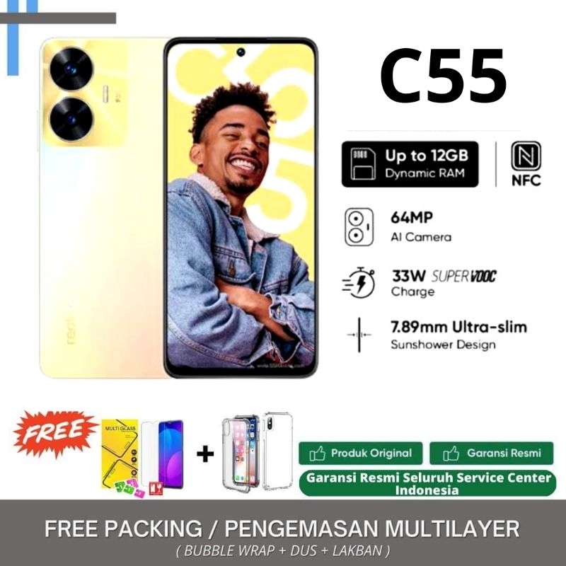 Jual REALME C55 RAM 6/128GB 8/256GB GARANSI RESMI | Shopee Indonesia