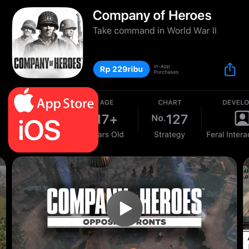 Jual Company Of Heroes COH for IOS | Shopee Indonesia