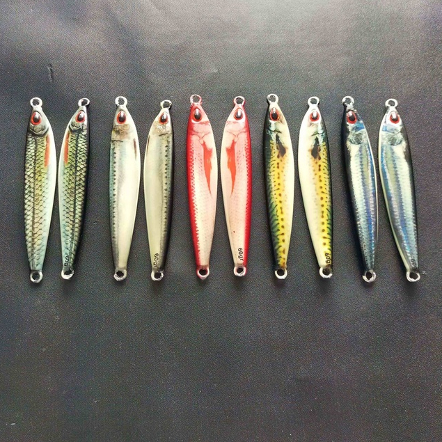 Jual Metal Jig 60 gram Full GID Decal Model Gomame | Shopee Indonesia