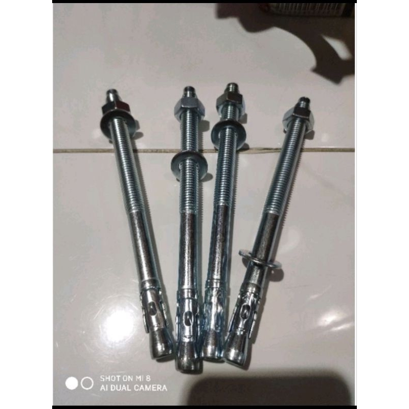 Jual DYNABOLT TRUBOLT ANCHOR GALVANIS M12 X 150MM | Shopee Indonesia