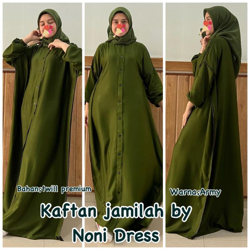 Jual Kaftan Premium Terbaru Jamilah By Noni Dres Shopee Indonesia