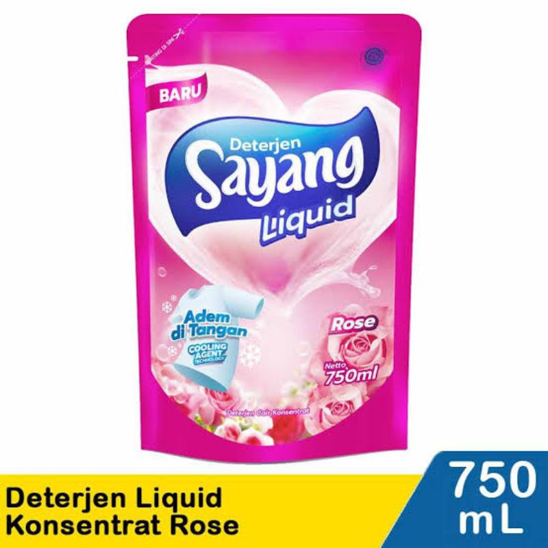 Jual Sayang Liquid Detergent Cair Rose 750mL | Shopee Indonesia