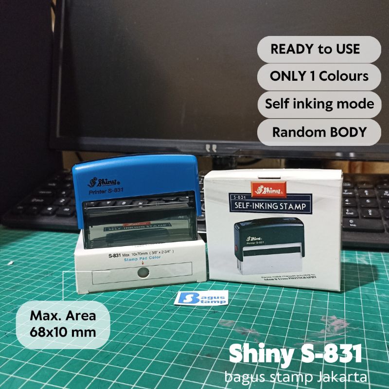 Jual Stempel Shiny S831 S832 S833 S-831 S-832 S-833 Otomatis Self Ink ...
