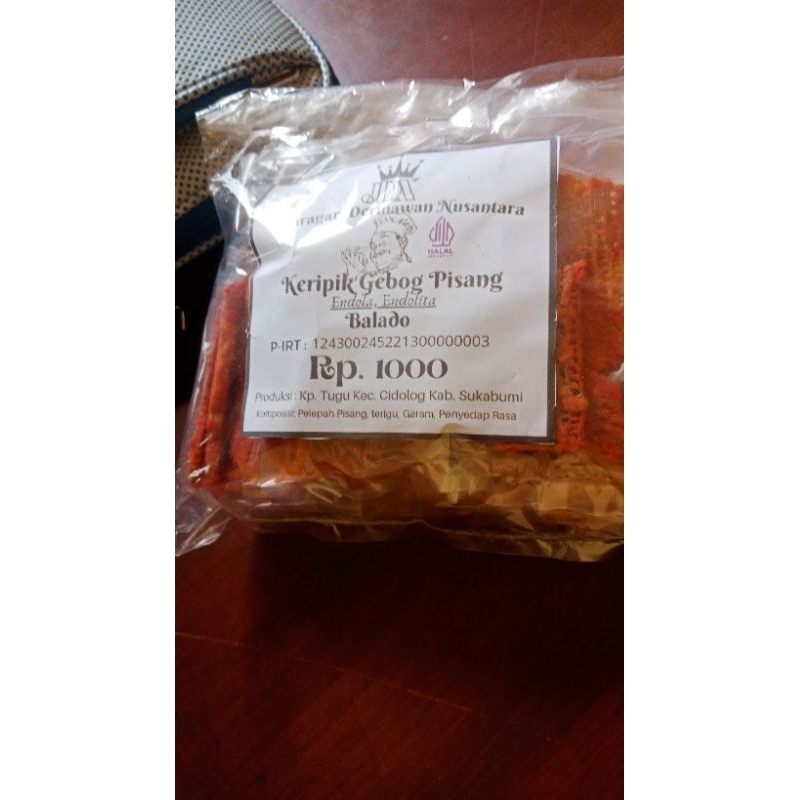Jual keripik pelepah pisang / gedebong pisang / gedebog pisang ...