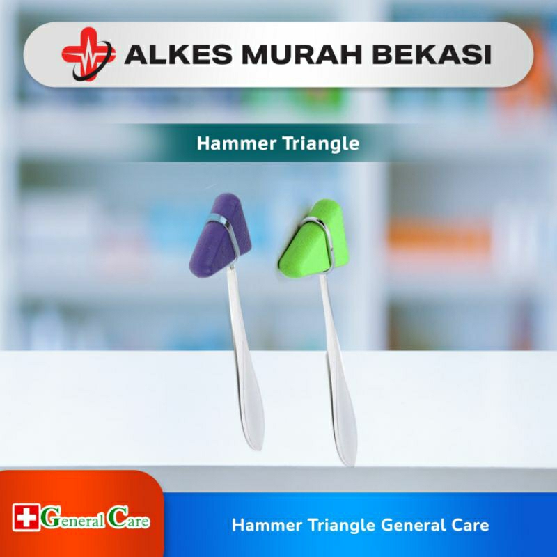 Jual Reflex Hammer General Care Triangle / Neurological Reflex Hammer ...