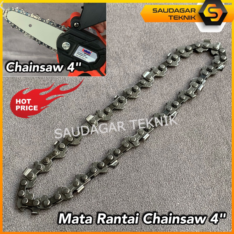 Jual Mata Rantai Chainsaw Cordless Mini 4 Inch 10 Inch Rantai Rante ...