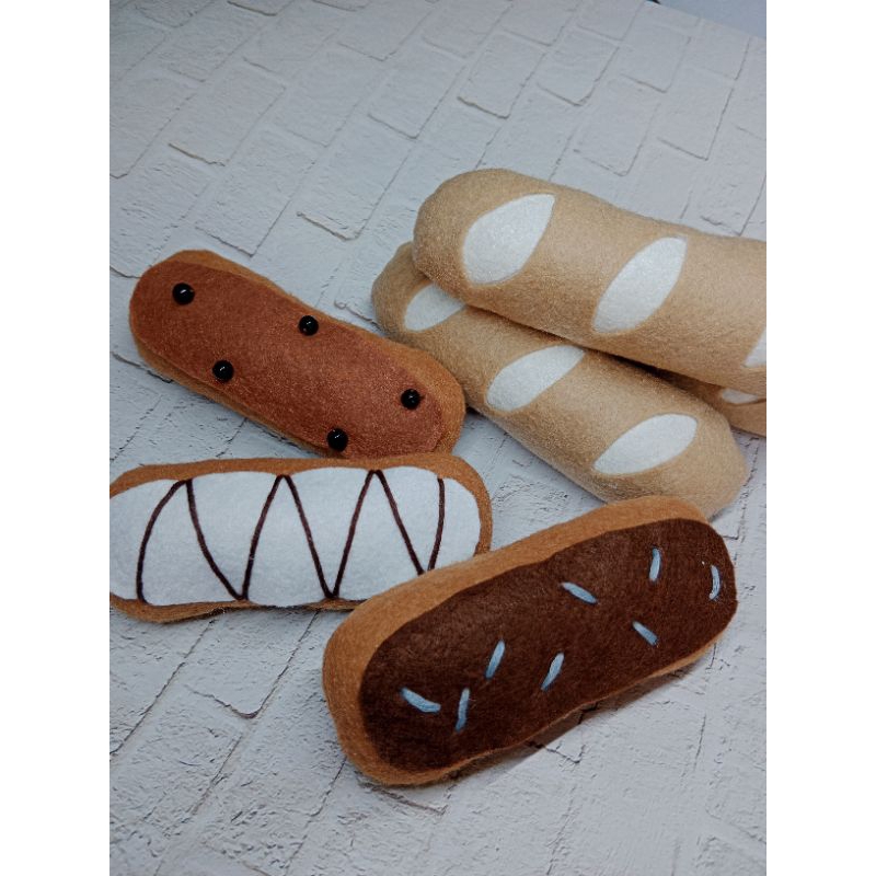 Jual Replika Roti / edukasi anak / mainan anak / flanel / roti | Shopee ...