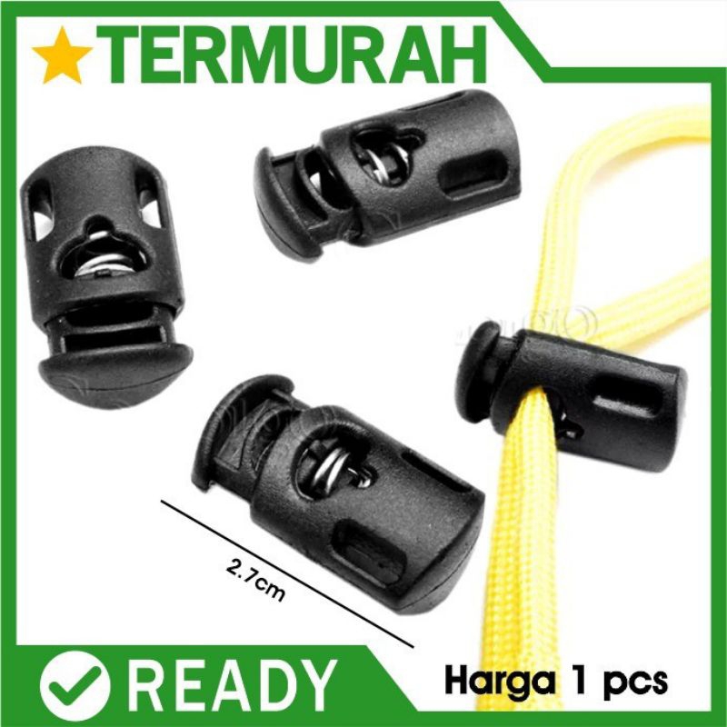 Jual Stopper Botol , tali kur , perusik buckle sepatu Kecil 2 lubang ...