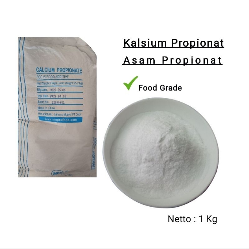 Jual Kalsium Propionat - Calcium propionat - asam propionat - 1 kg ...