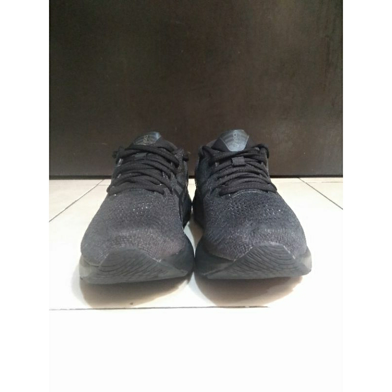 Jual Sepatu ASICS GEL CUMULUS 24 FULL BLACK original made in indonesia ...
