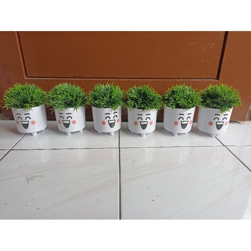 Jual pot melami unik / pot melamin cantik / vas bunga melamin / vas ...