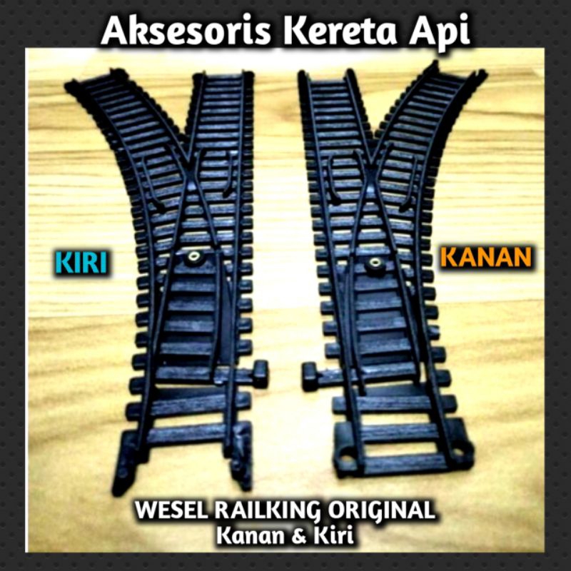 Jual Rel Wesel Belok atau Bercabang || WESEL ORIGINAL RAILKING - kereta ...