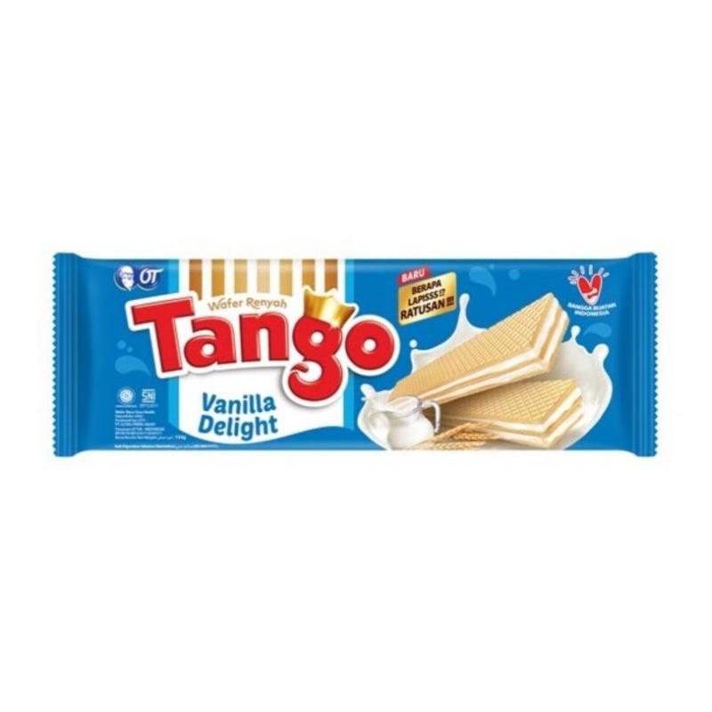 Jual TANGO WAFER LONG VANILLA MILK 110gr (INSTAN MEDAN) | Shopee Indonesia