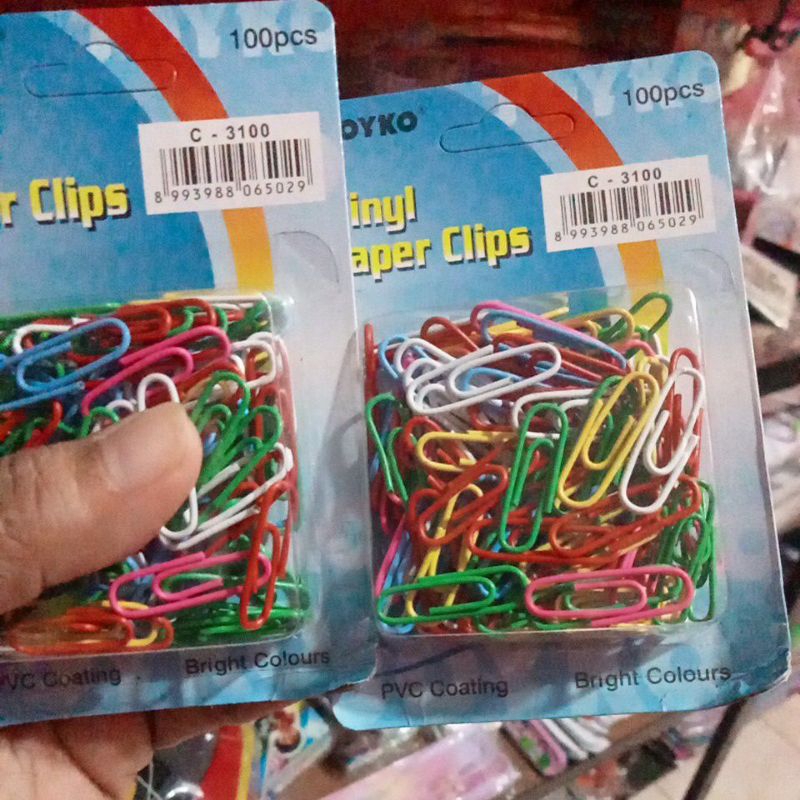 Jual paper clip warna isi 100 pcs | Shopee Indonesia