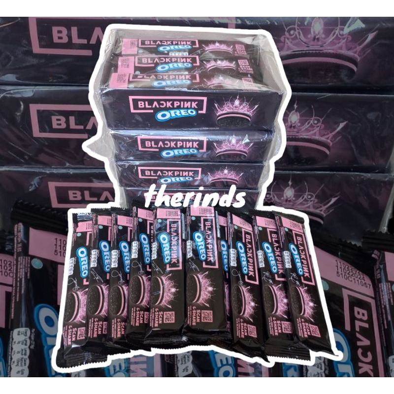 Jual Oreo blackpink black version 1 pack isi 12 | Shopee Indonesia