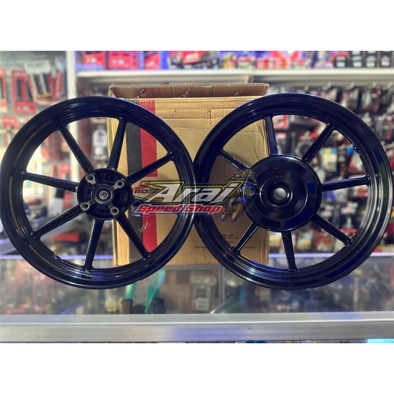 Jual Velg Rossi Palang 8 Beat / Scoopy Fi Black | Shopee Indonesia