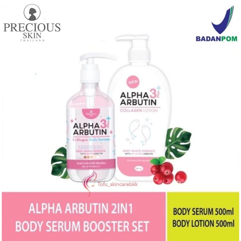 Jual Alpha Collagen alpha Booster SET 2in1 Body Lotion / Body Serum ...