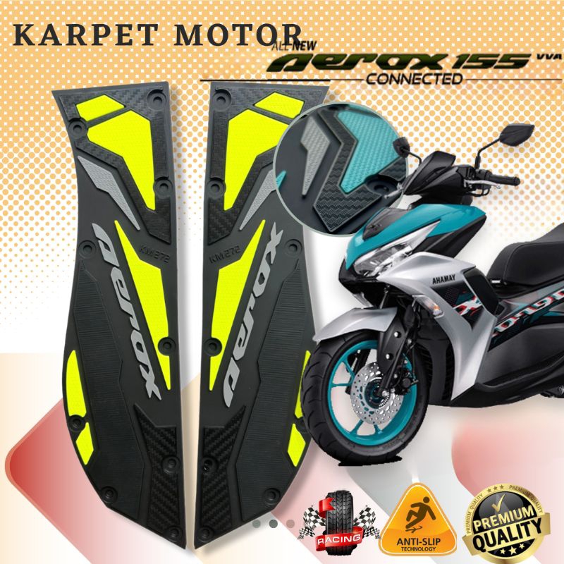 Jual Alas Kaki Pijakan Motor Aerox 155 New / Matting Aerox / Karper ...
