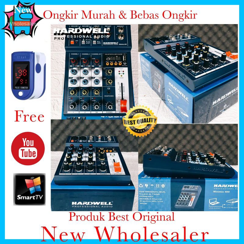 Jual Mixer Audio Hardwell Minimix 400 Original 4 chanmel Mini Mix resmi ...