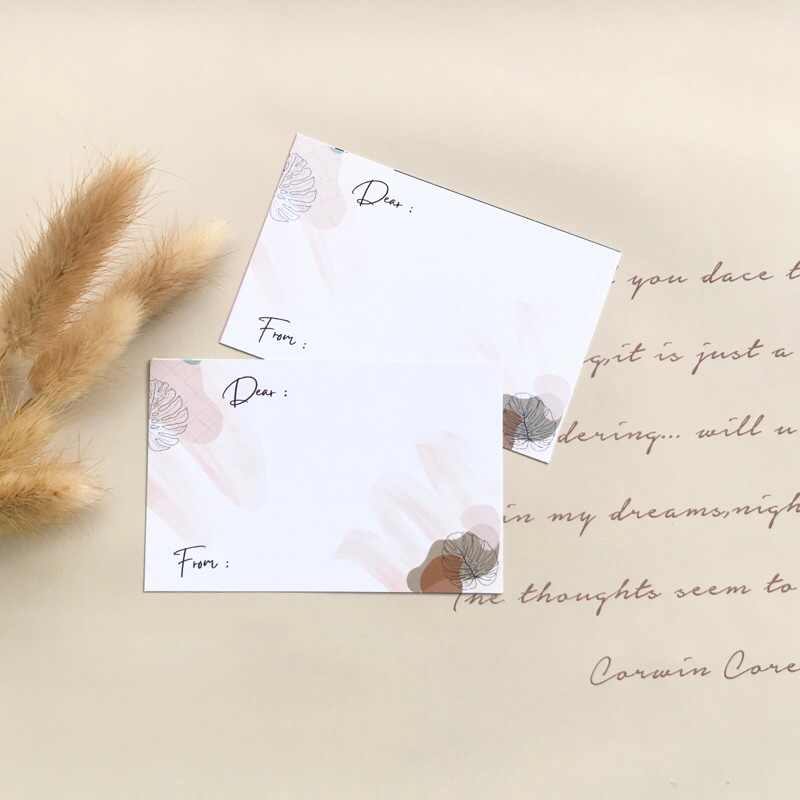 Jual Greeting Card Kosong | Kartu Ucapan Aesthetic | Kartu Ucapan ...