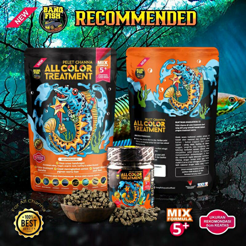 Jual PELET CHANA ALL TREATMENT COLOR BY BANG FISH | Shopee Indonesia
