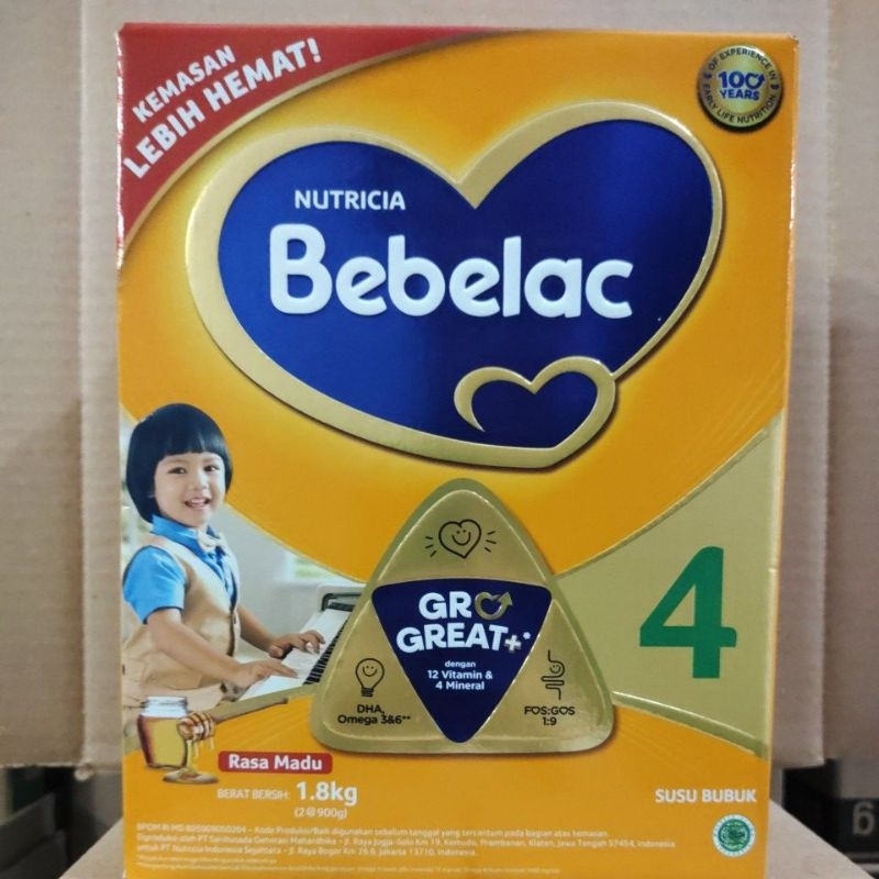 Jual Bebelac 4 Madu jumbo box 1800 gram | Shopee Indonesia