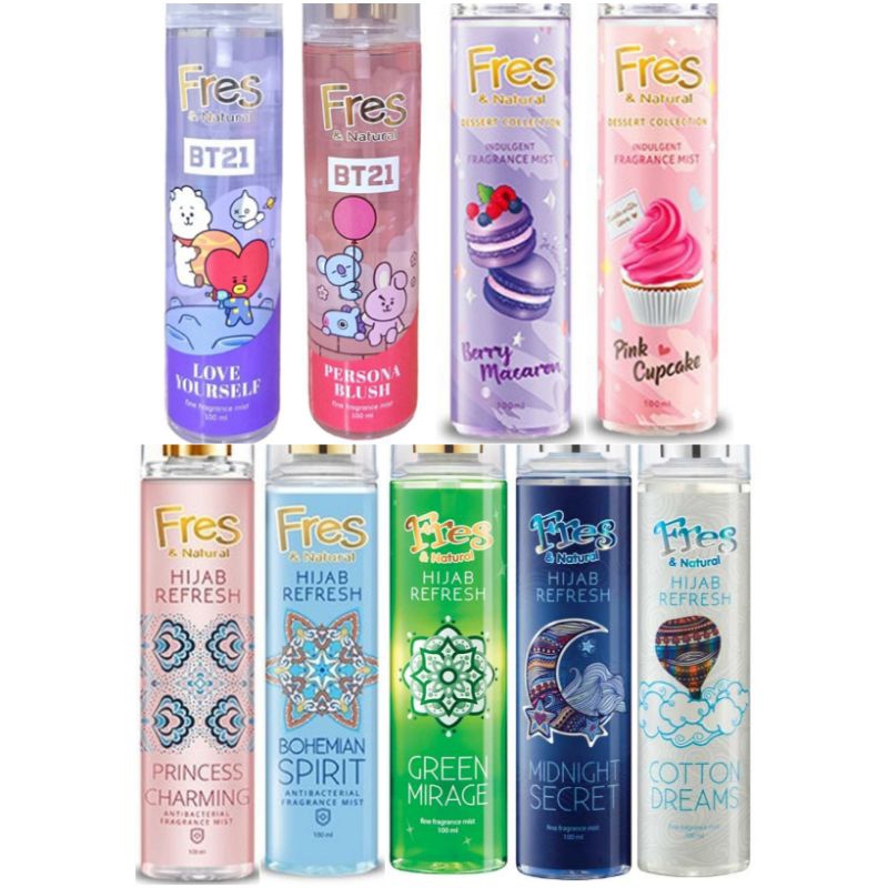 Jual Fres & Natural parfum baru edisi BT21 love yourself persona blush ...