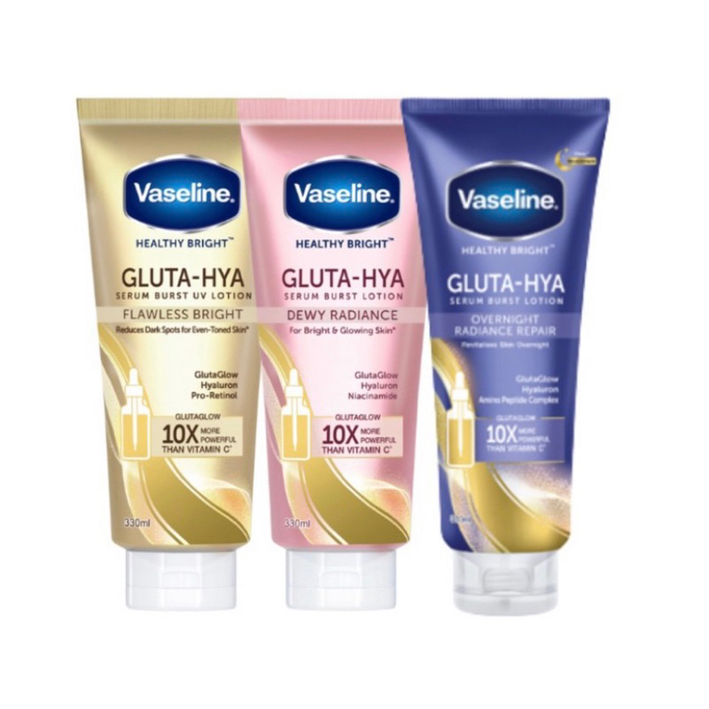 Jual VASELINE HB GLUTA HYA SERUM BURST UV LOTION 200ML / 330ML | Shopee Indonesia