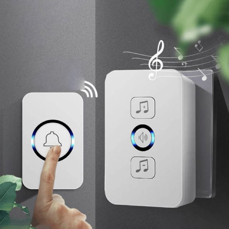 Jual Bell Rumah Tanpa Kabel / Bell Wireless Doorbell Rumah Kantor ...