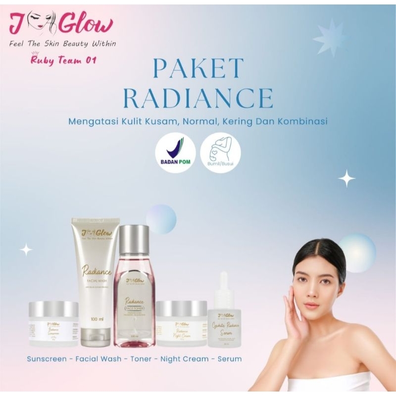 Jual Jglow Skincare Paket Super Whitening Skin Cream glowing(KEMASAN ...